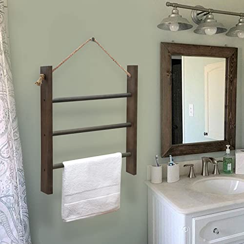 Gary Racks Farmhouse Kitchen: Stylish Rustic Storage and Towel ...