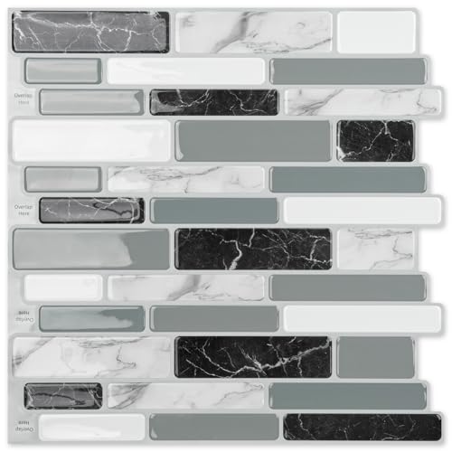 Home Depot Backsplash Kitchen Ideas: Easy Peel and Stick Tile Upgrades ...
