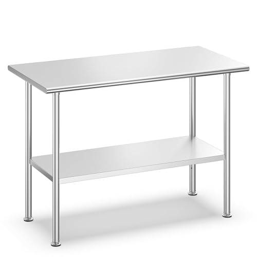 Stainless Steel Kitchen Countertops: Durable Prep Tables and Cutting ...