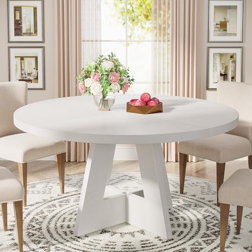 White Round Kitchen Table Ideas for Stylish and Functional Dining ...